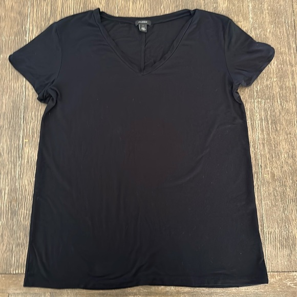 Halogen | Tops | Halogen Black Vneck Tee | Poshmark